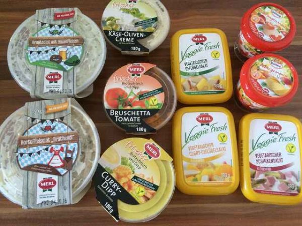 Produkttest: verschiedene Dips und Salate von MERL – familös-DieTestfamilie